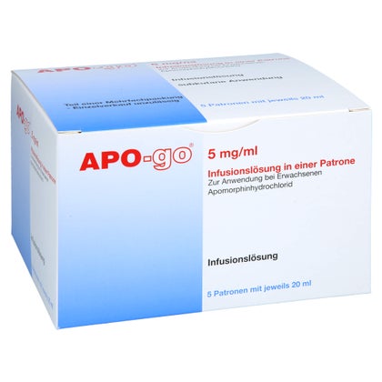 Apo-go 5 Mg/ml lnfusionslösung i.e.Patro 5X5X20 ml kaufen mit E-Rezept ...