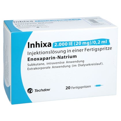 Inhixa 2.000 I.e. 20 Mg/0,2 Ml Inj.-lsg.i.e.f.-sp. 20 St kaufen mit E ...