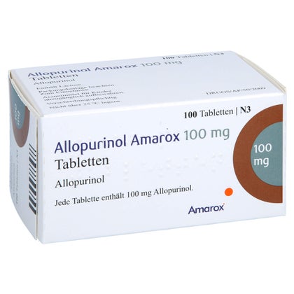 Allopurinol Amarox 100 mg Tabletten 100 St kaufen mit E-Rezept | medpex