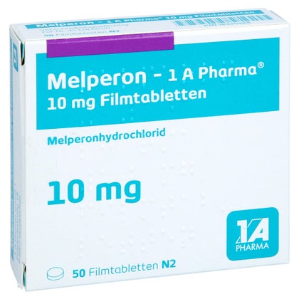 Melperon-1a Pharma 10 mg Filmtabletten 50 St kaufen mit E-Rezept | medpex