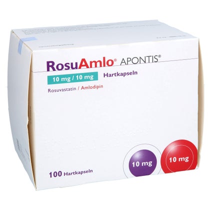 Rosuamlo Apontis 10 mg/10 mg Hartkapseln 100 St kaufen mit E-Rezept ...