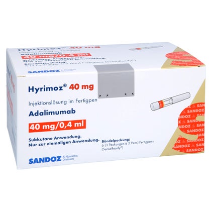 Hyrimoz 40 Mg/0,4 ml Inj.-Lösung im Fert 6 St kaufen mit E-Rezept | medpex