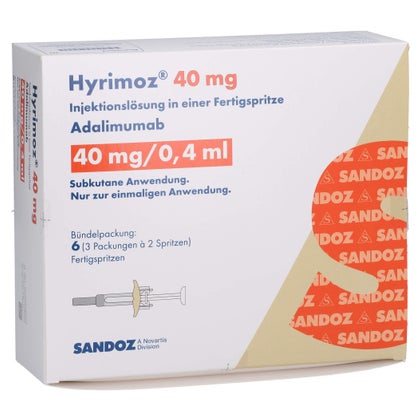 Hyrimoz 40 Mg/0,4 ml Inj.-Lösung i.e.Fer 6 St kaufen mit E-Rezept | medpex
