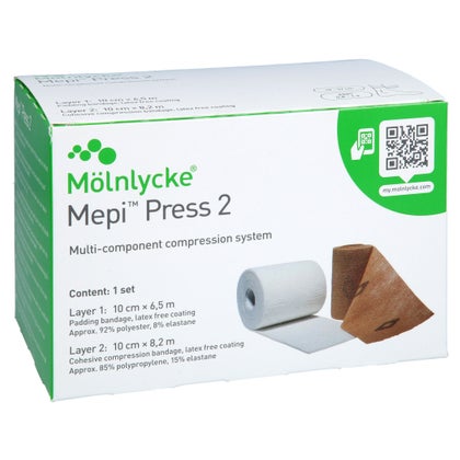 Mepi Press 2 Kompr.syst.10cm Knöchelumf.18-32cm 1 St günstig kaufen | medpex