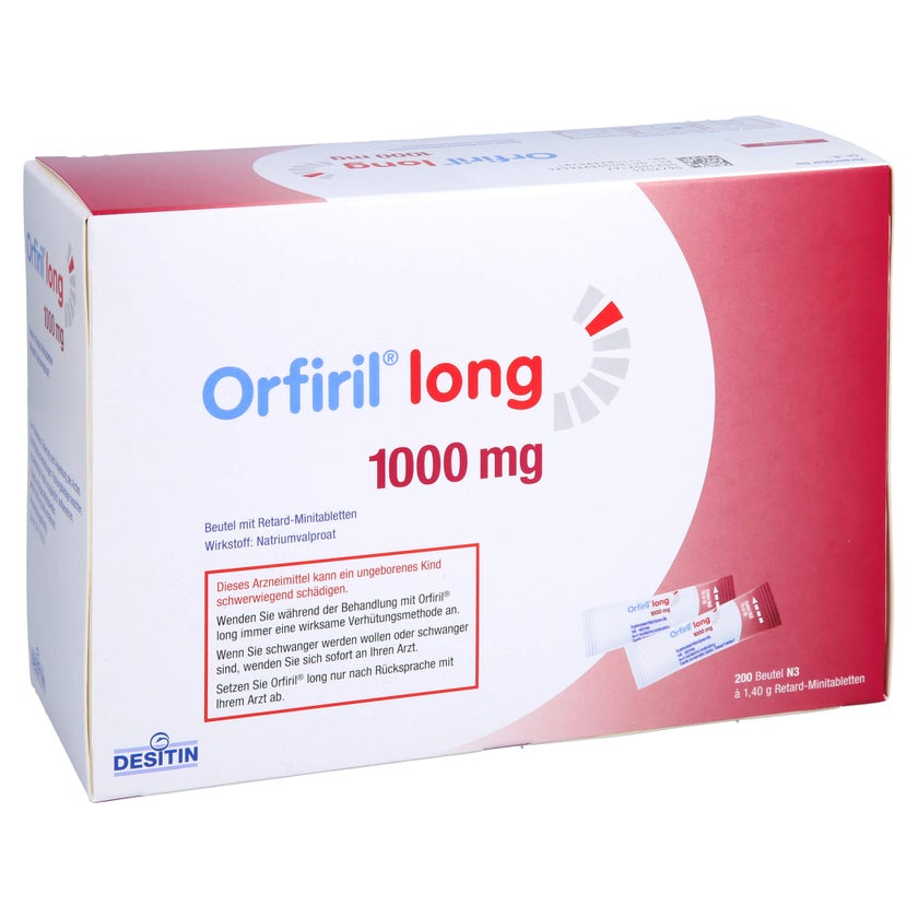 ORFIRIL long 1000 mg Retard-Minitabletten i.Beutel 200 St kaufen mit E ...