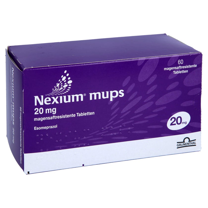 NEXIUM mups 20 mg magensaftresistente Tabletten 60 St kaufen mit E ...
