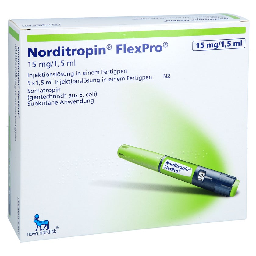 NORDITROPIN FlexPro 15 mg/1,5 ml Inj.-L.i.e.F.Pen 5X1,5 ml kaufen mit E ...