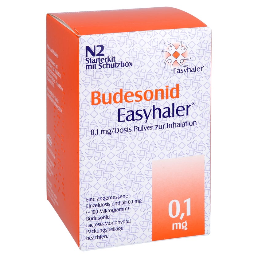 BUDESONID Easyhaler 0,1 mg/Dosis 200 ED Starterkit 1 St kaufen mit E ...