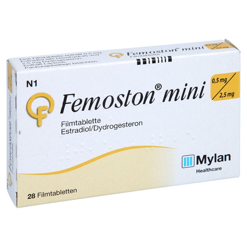 FEMOSTON mini 0,5 mg/2,5 mg Filmtabletten 28 St kaufen mit E-Rezept ...