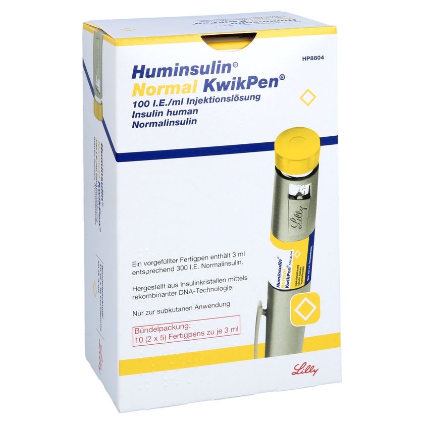 HUMINSULIN Normal KwikPen Injektionslösung 10 St kaufen mit E-Rezept | medpex