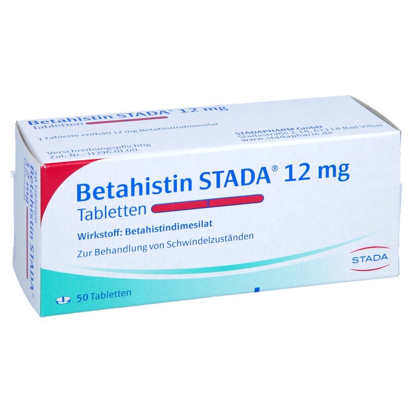 Betahistin Stada 12 mg Tabletten 50 St kaufen mit E-Rezept | medpex