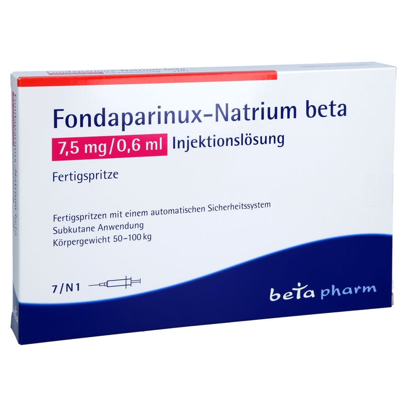 FONDAPARINUX-Natrium beta 7,5mg/0,6ml Inj.-L.F.-Sp 7 St kaufen mit E ...