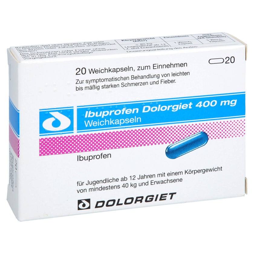 Ibuprofen Dolorgiet 400 mg Weichkapseln 20 St günstig kaufen | medpex