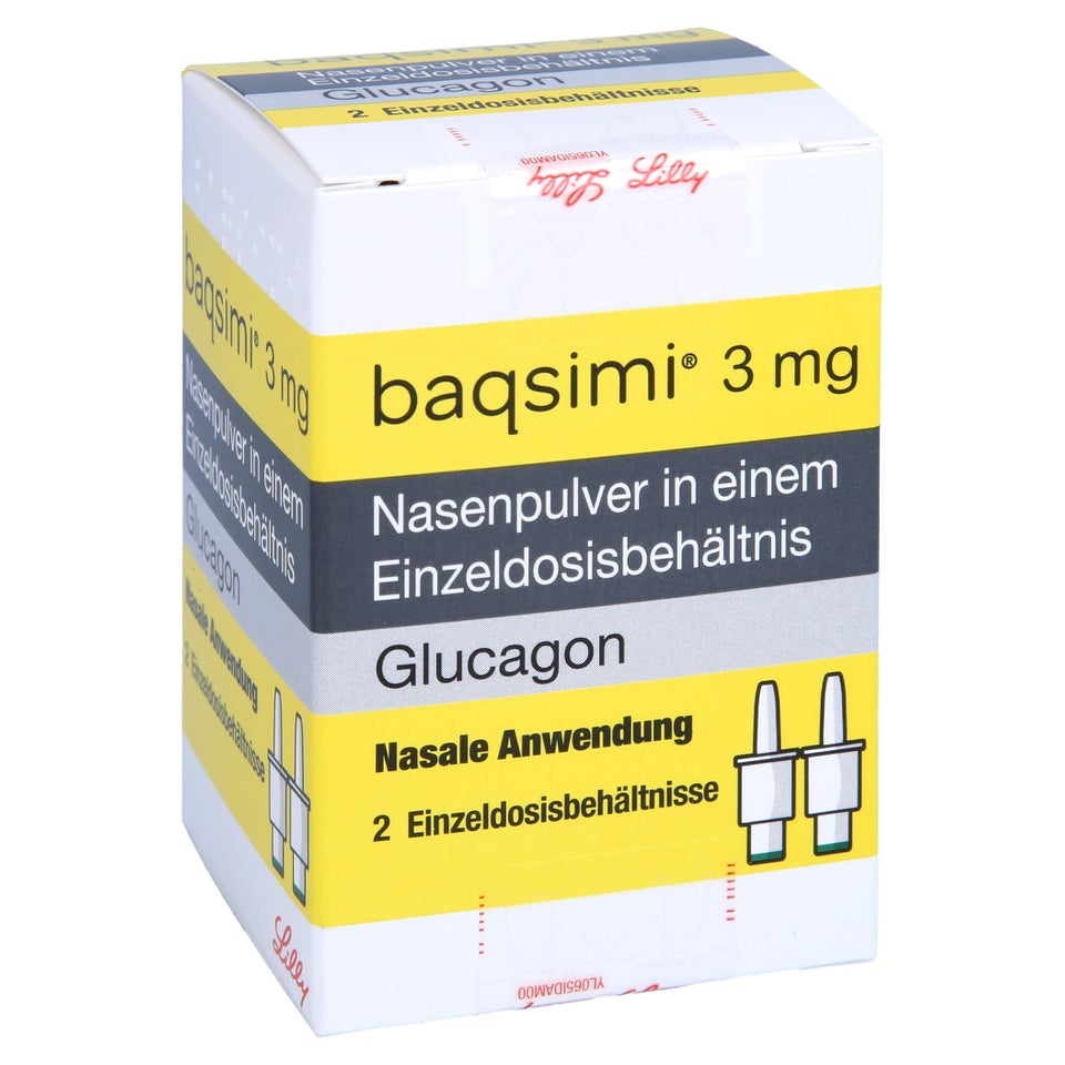 BAQSIMI 3 mg Nasenpulver i.e.Einzeldosisbehältnis 2X3 mg kaufen mit E ...